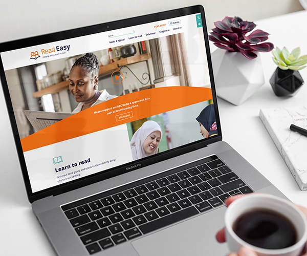 Read Easy UK charity website case study | IE Digital